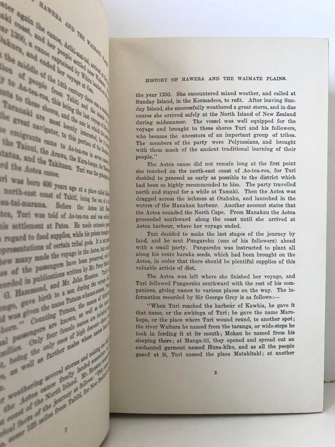 CENTENNIAL HISTORY of HAWERA and the WAIMATE PLAINS