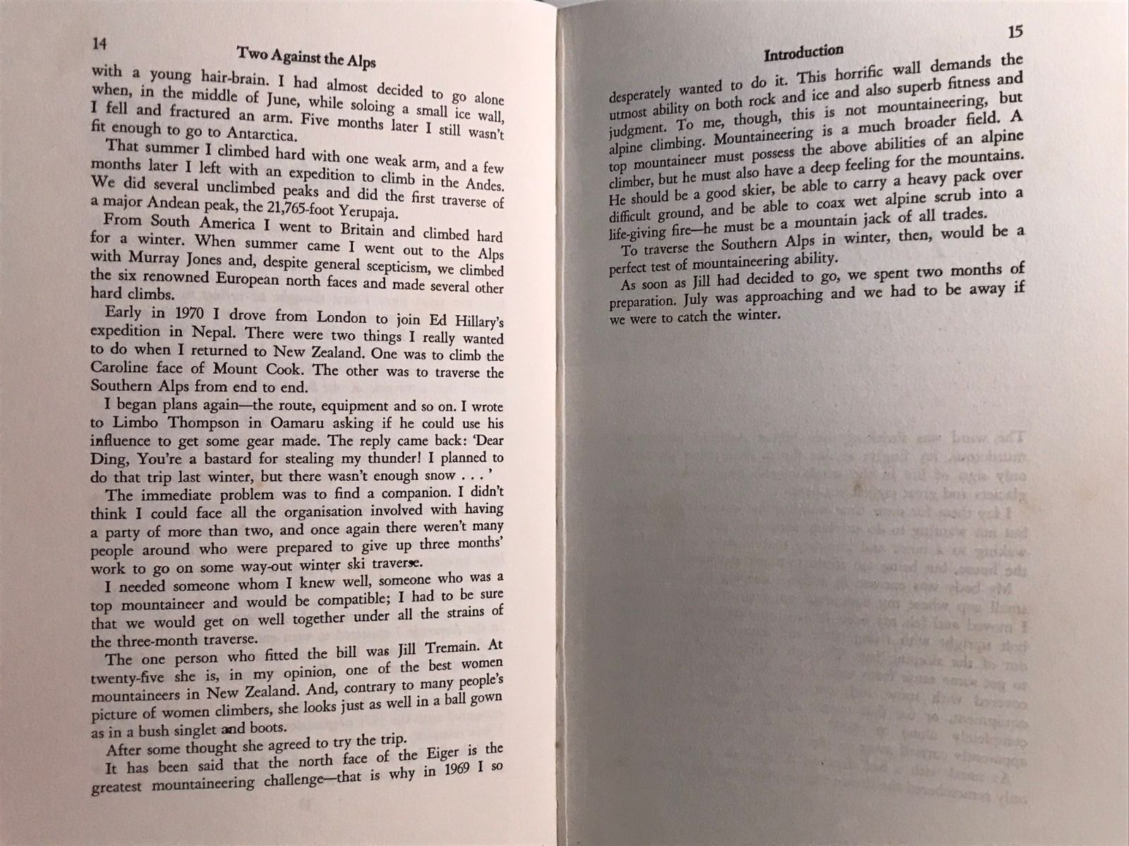 TWO AGAINST THE ALPS