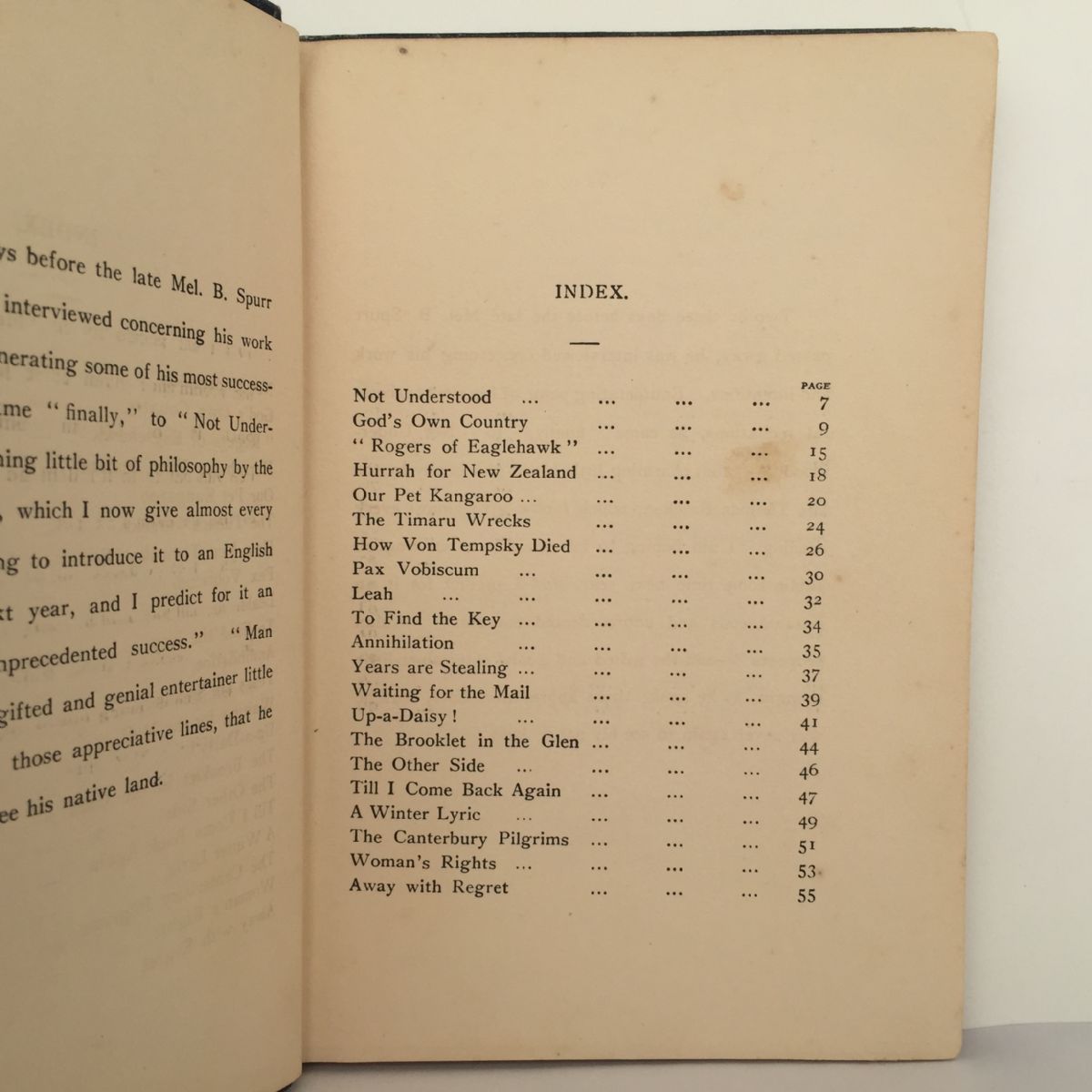 Not Understood And Other Poems