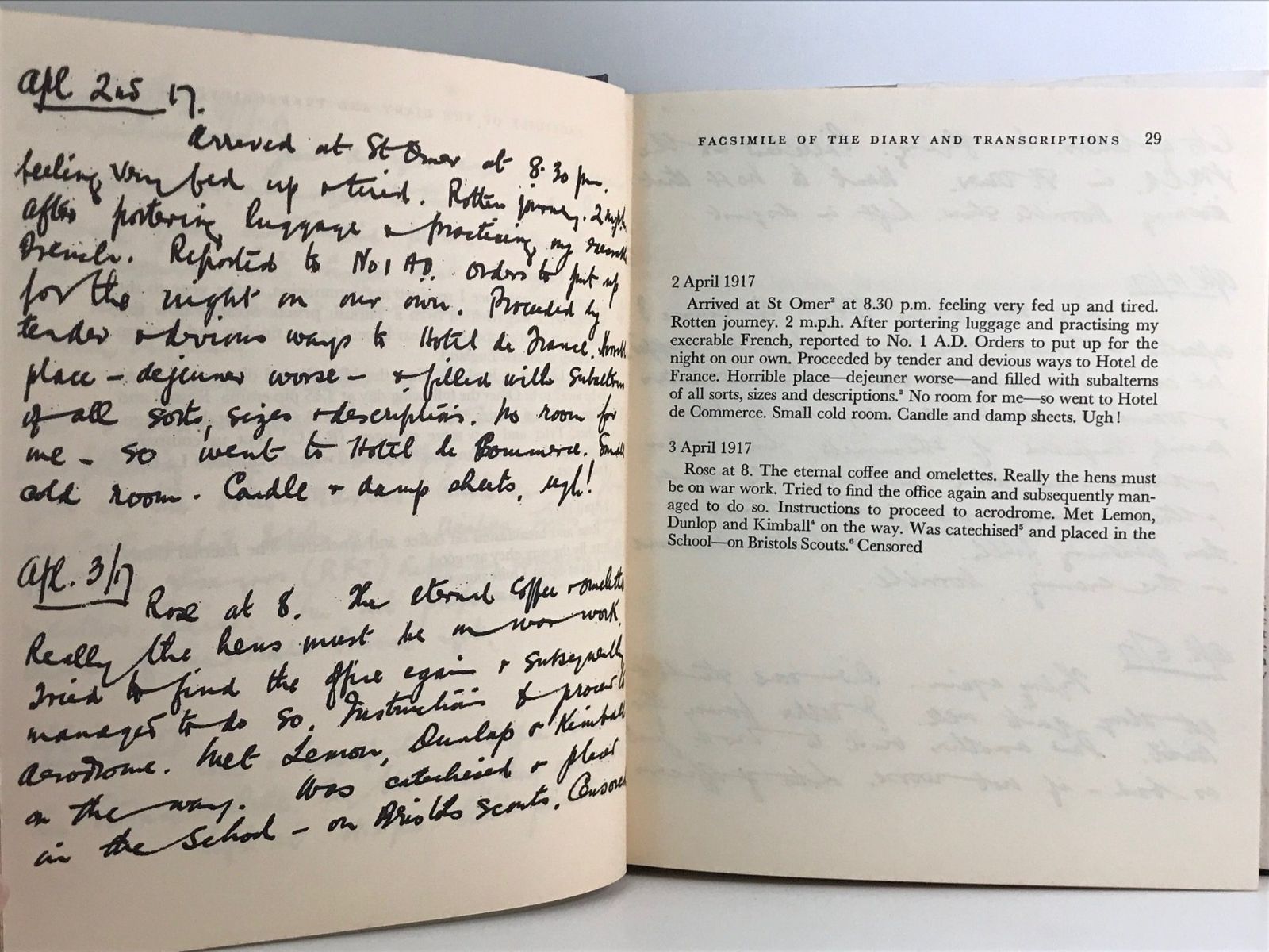 MAJOR EDWARD 'MICK' MANNOCK: The Personal Diary