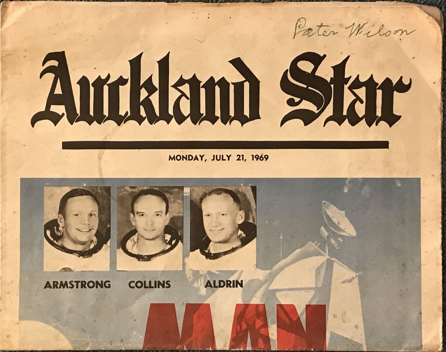 OLD NEWSPAPER: The Auckland Star, 21 July 1969 - Moon Landing Special Guide