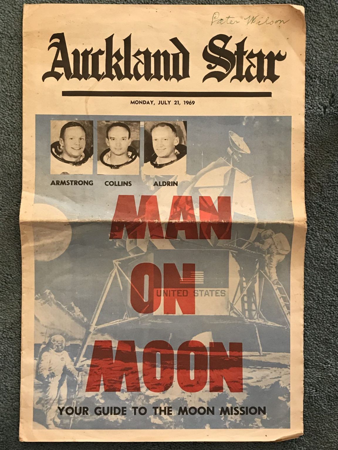 OLD NEWSPAPER: The Auckland Star, 21 July 1969 - Moon Landing Special Guide