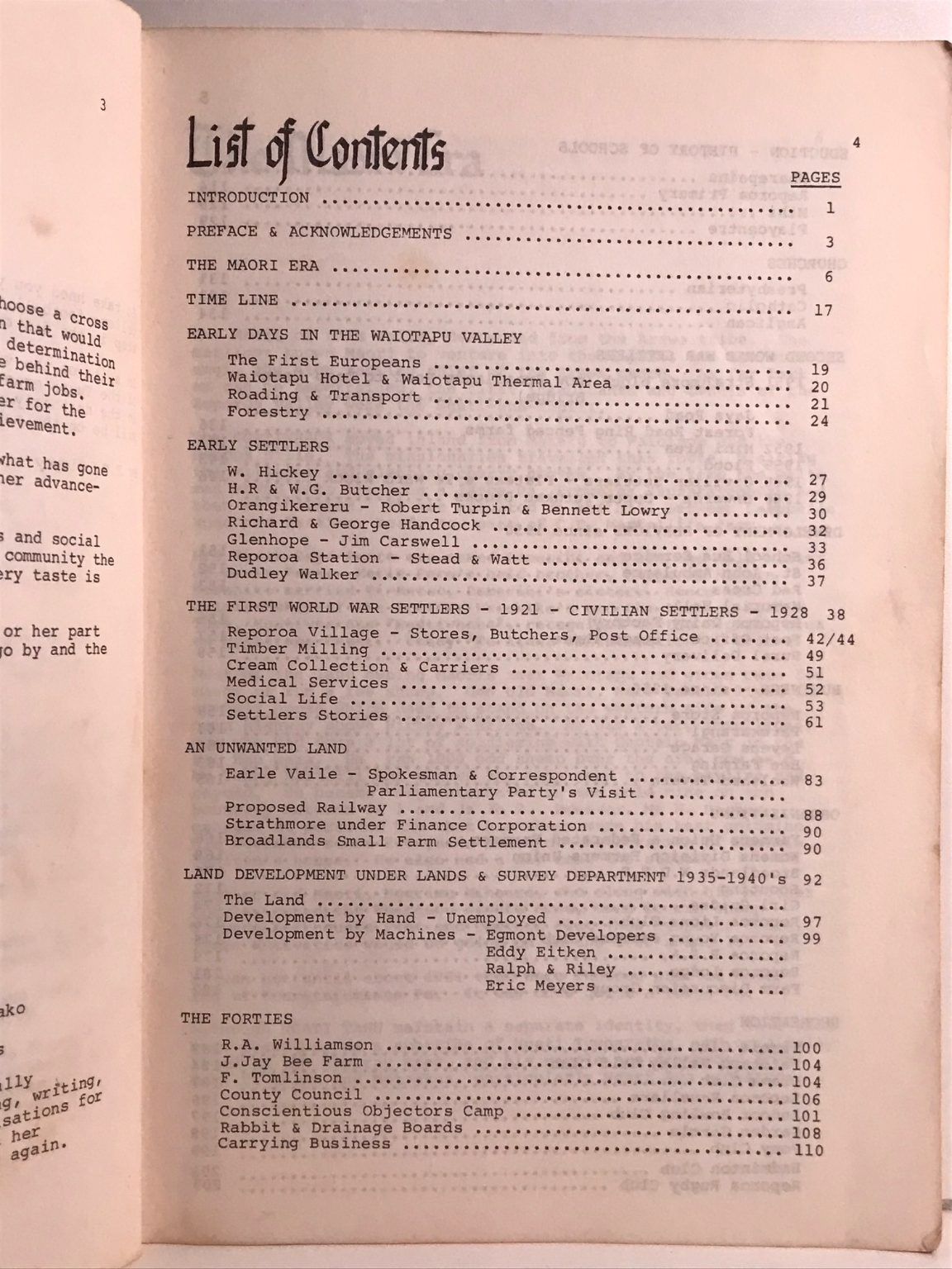 THE WILDERNESS CONQUERED: The History Of The Reporoa District