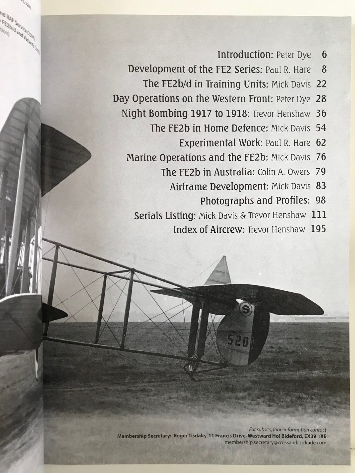THE ROYAL AIRCRAFT FACTORY FE2b/d and Variants In RFC, RAF, RNAS & AFC ...