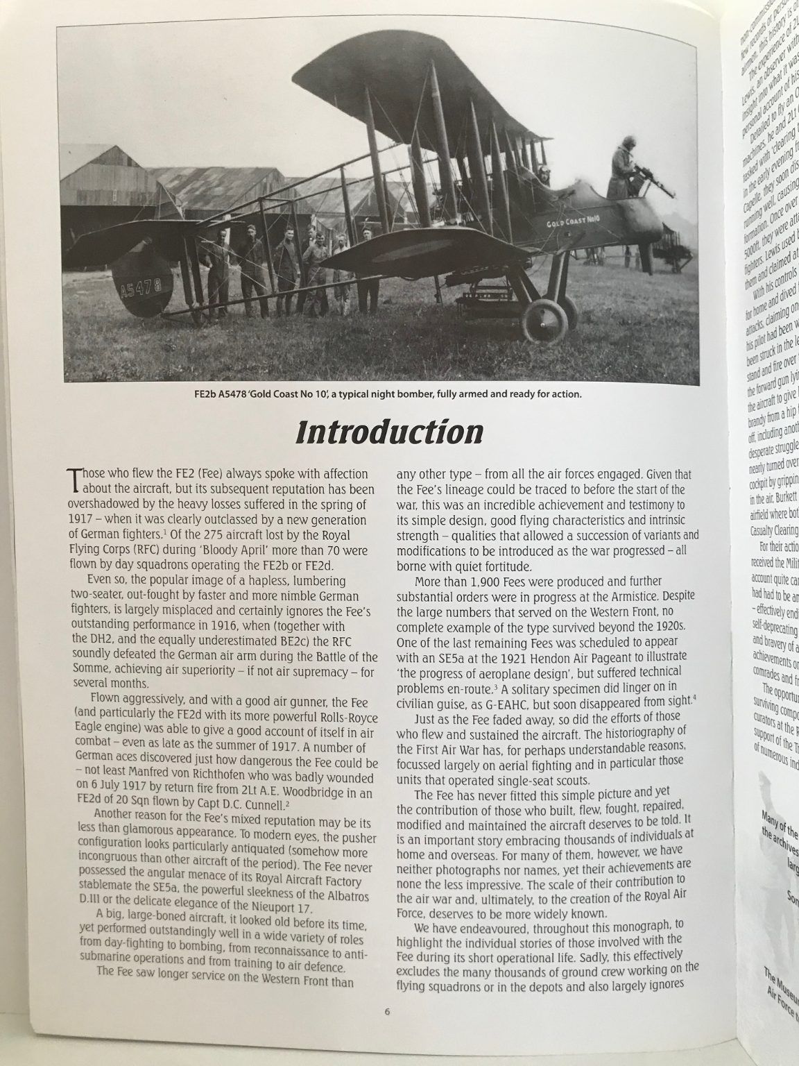 THE ROYAL AIRCRAFT FACTORY FE2b/d and Variants In RFC, RAF, RNAS & AFC ...