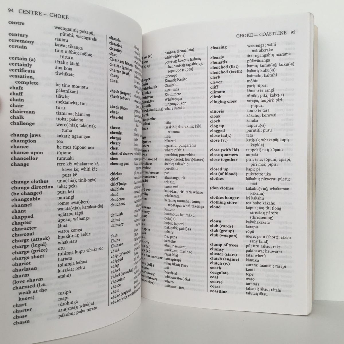 THE REVISED DICTIONARY OF MODERN MAORI