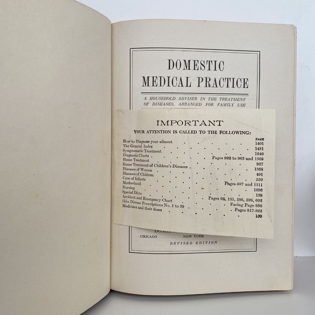DOMESTIC MEDICAL PRACTICE: A Household Adviser in the Treatment of Diseases
