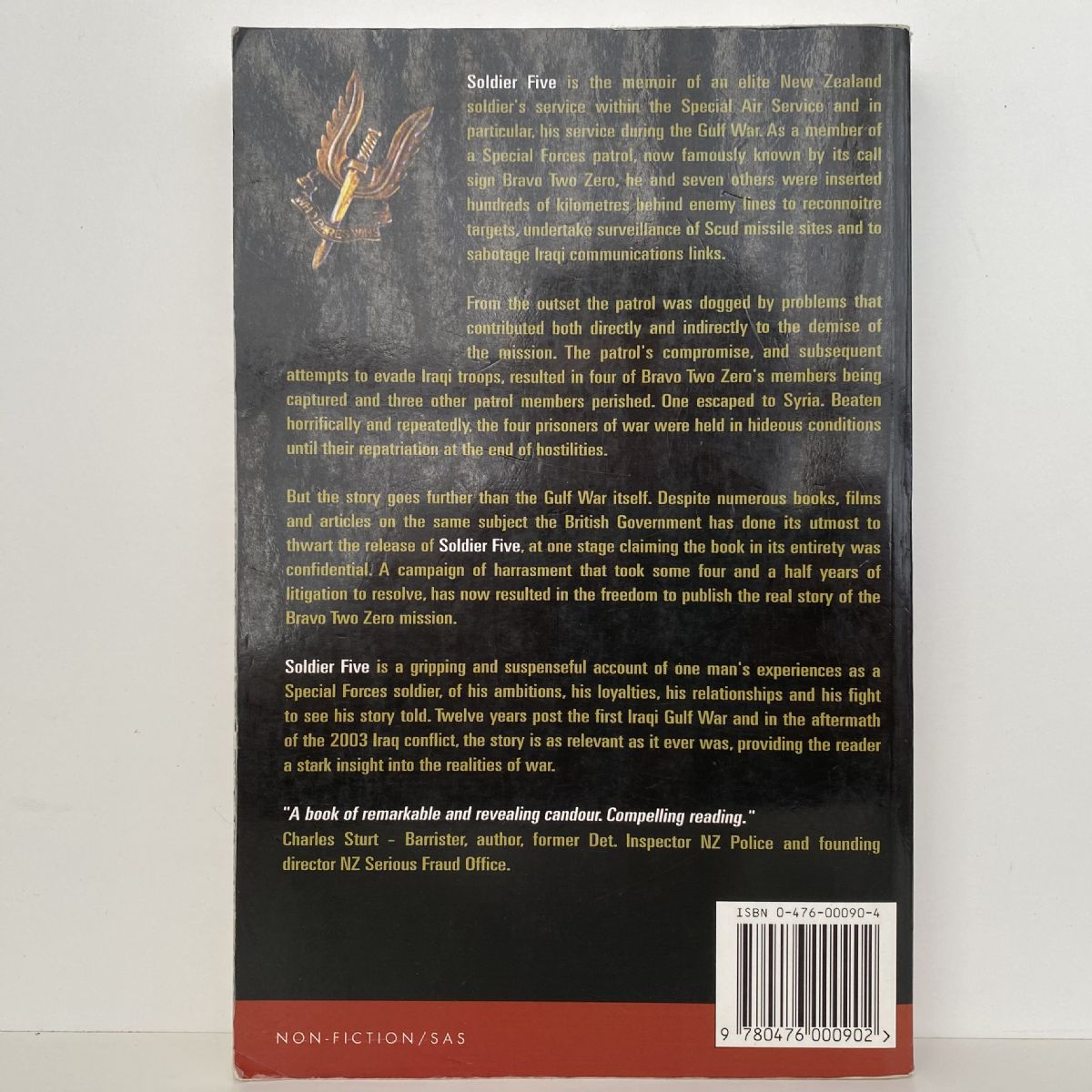 SOLDIER FIVE: The Real Story of the Bravo Two Zero Mission