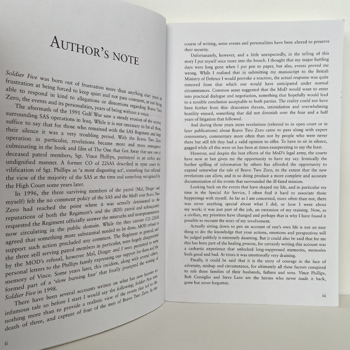 SOLDIER FIVE: The Real Story of the Bravo Two Zero Mission