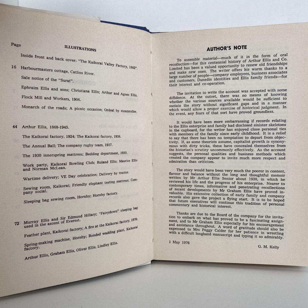 MILL in the VALLEY: A Centennial History Of Arthur Ellis & Co Ltd