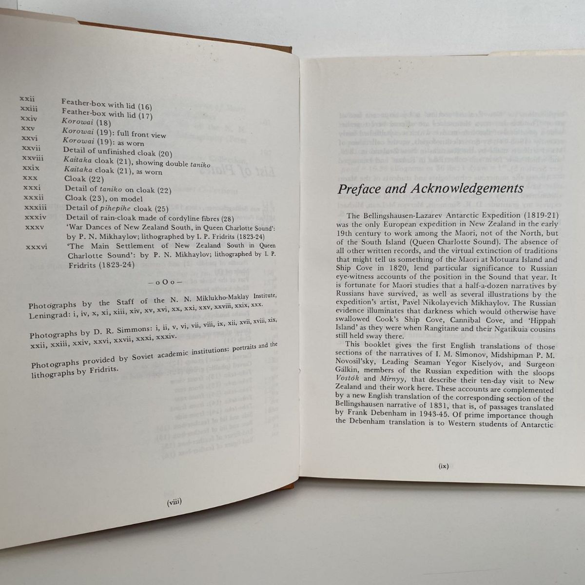 BELLINGSHAUSEN: A visit to New Zealand 1820