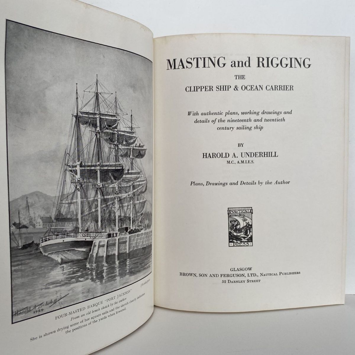 MASTING & RIGGING the Clipper Ship and Ocean Carrier