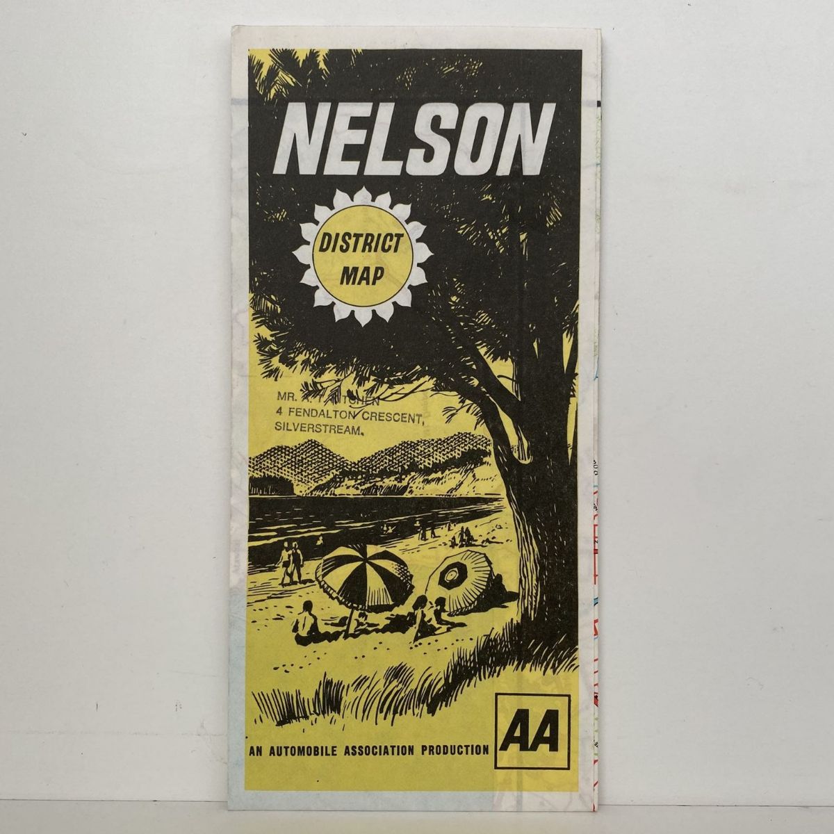 AA ROAD MAP: Nelson District circa 1980