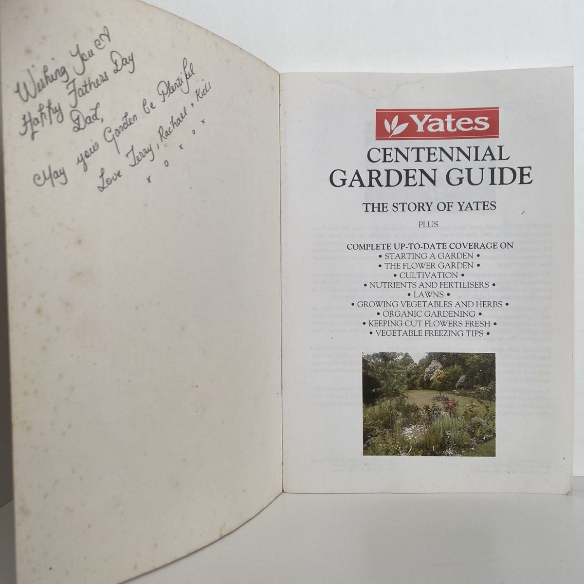 YATES GARDEN GUIDE : Centennial Edition 1895 - 1995