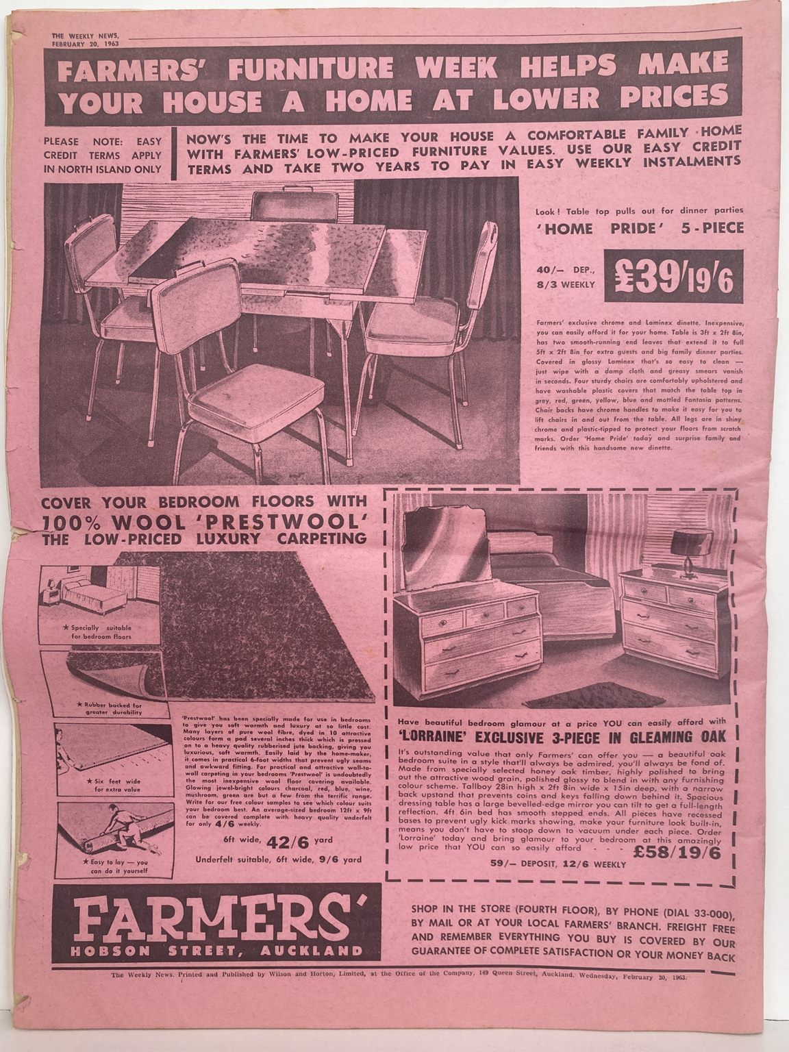OLD NEWSPAPER: The Weekly News, 20 February 1963