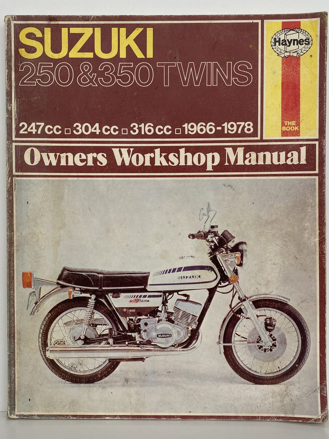 SUZUKI 250 & 350 Twins 1966 - 1978 Motorcycle Owners Workshop Manual