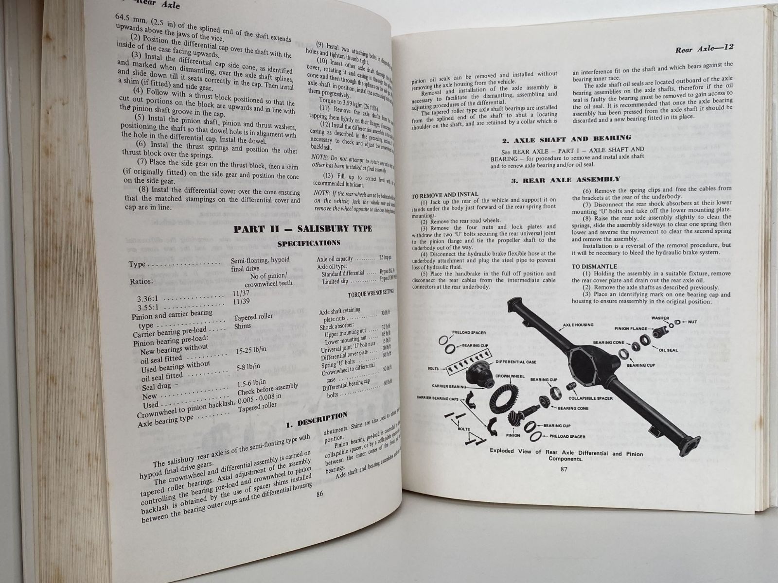 HOLDEN HQ-HJ 6 cylinder 1971 - 1976 Service and Repair Manual