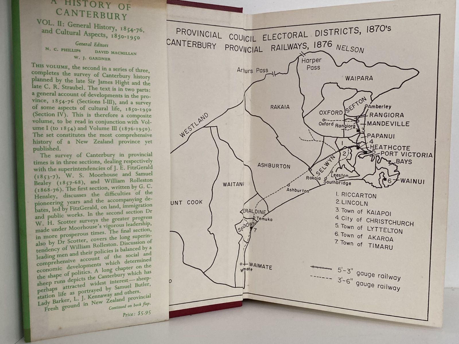 A HISTORY OF CANTERBURY - 3 Volume Set 1854 - 1950