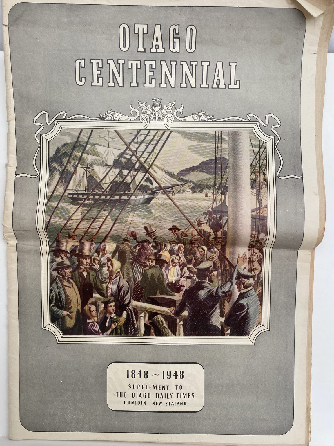 Old Newspaper The Otago Daily Times 1848 1948 First Hundred Years