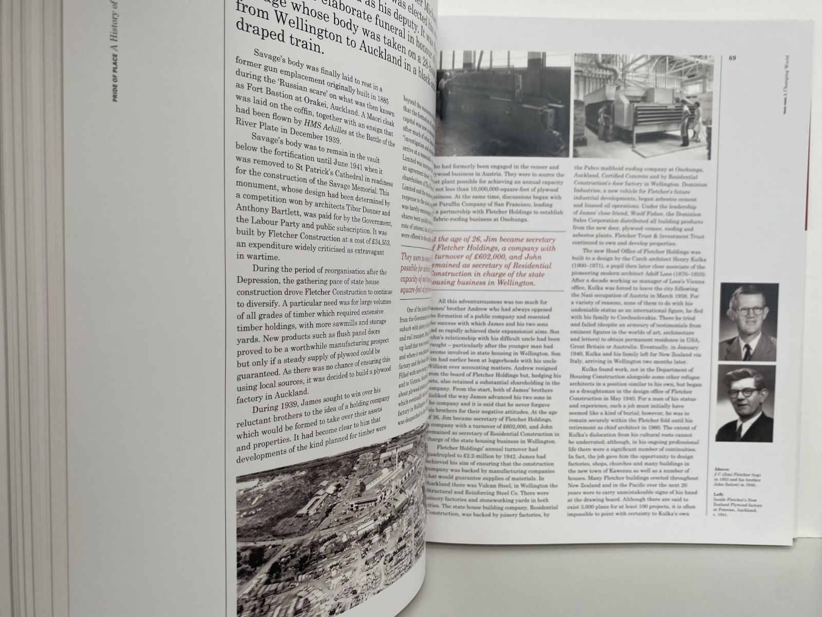 PRIDE OF PLACE: A History of Fletcher Construction Co.