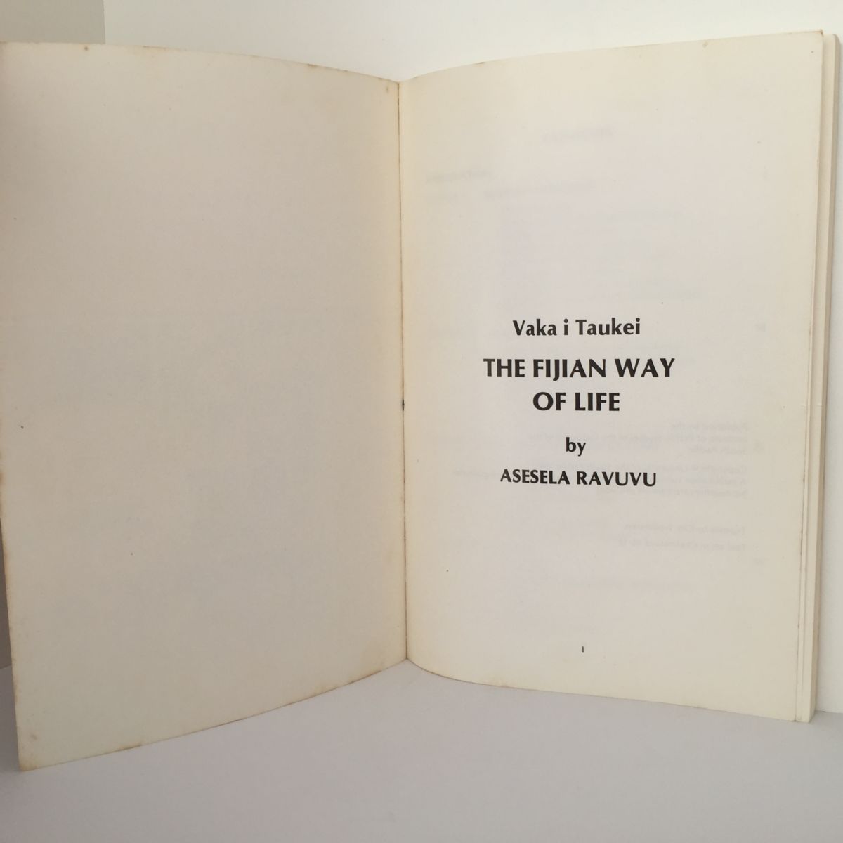 The Fijian Way of Life: Vaka i Taukei
