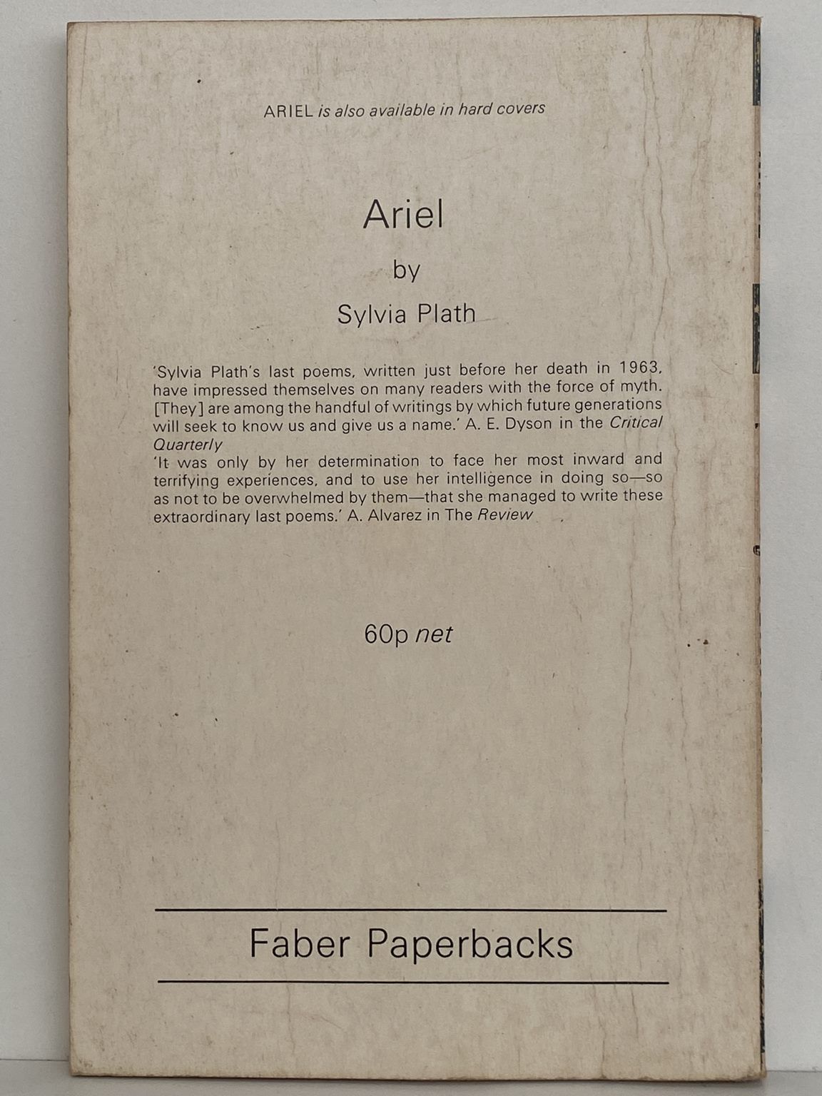 ARIEL Poems by Sylvia Plath