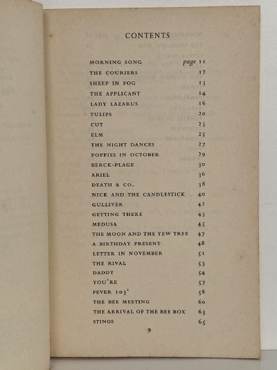 ARIEL Poems by Sylvia Plath