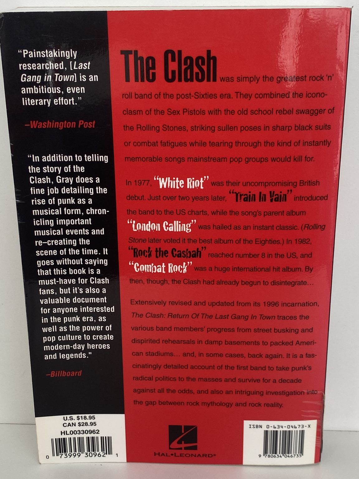 THE CLASH: Return of the Last Gang in Town