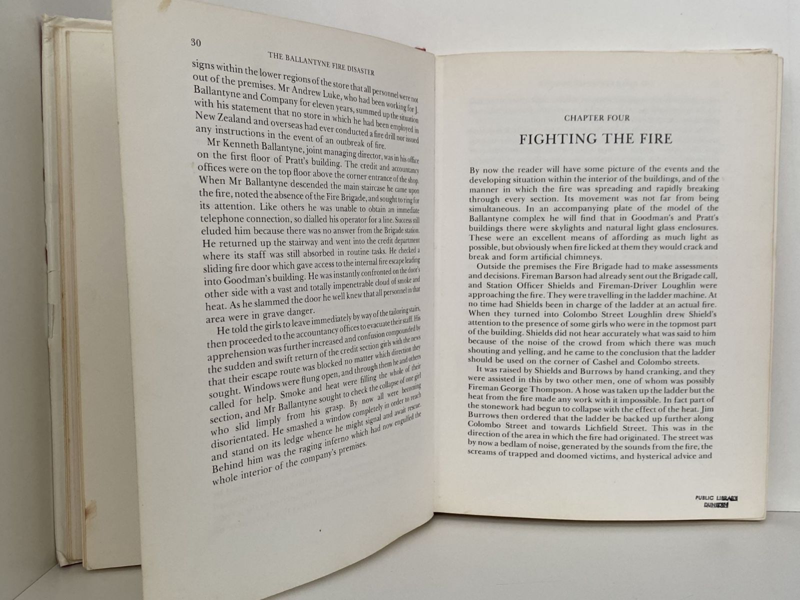 THE BALLANTYNES FIRE DISASTER