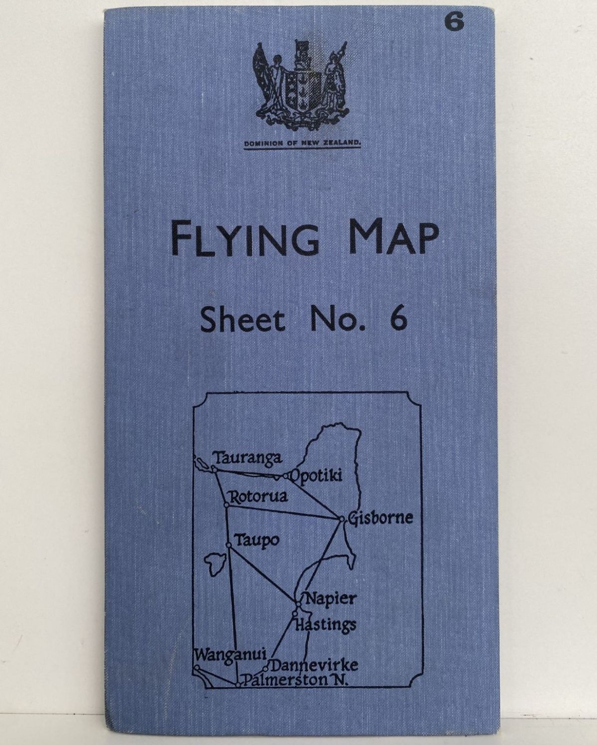 VINTAGE AERONAUTICAL CHART: Flying Map, Sheet No. 6, Eastern North ...