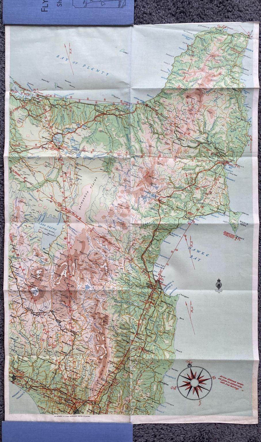 VINTAGE AERONAUTICAL CHART: Flying Map, Sheet No. 6, Eastern North ...