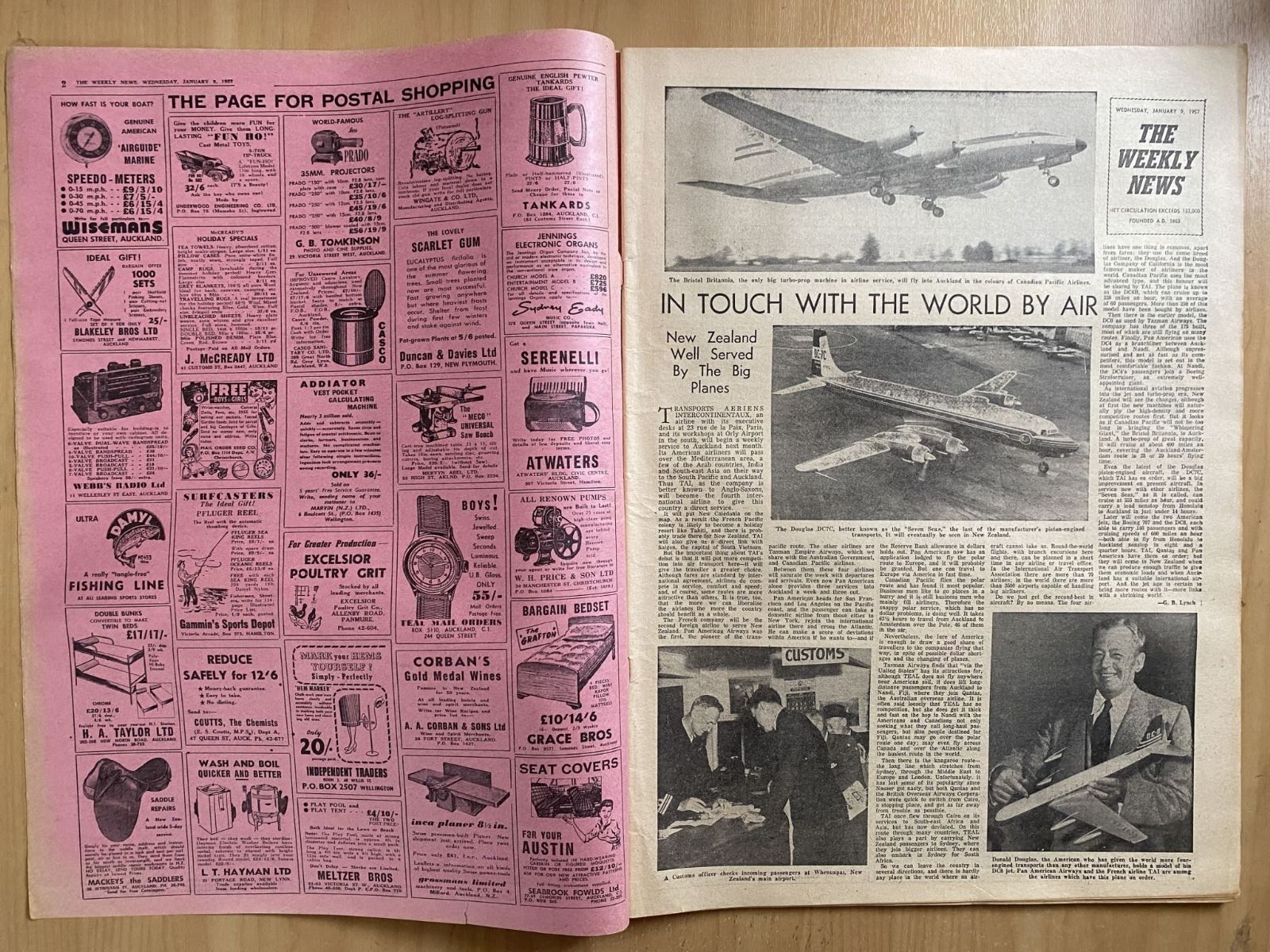 OLD NEWSPAPER: The Weekly News, No. 4859, 9 January 1957