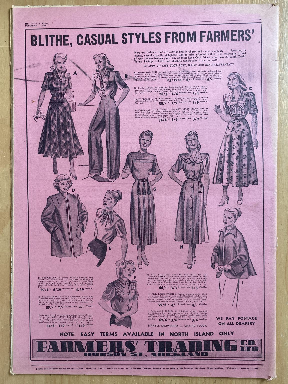 OLD NEWSPAPER: The Weekly News - No. 4436, 1 December 1948