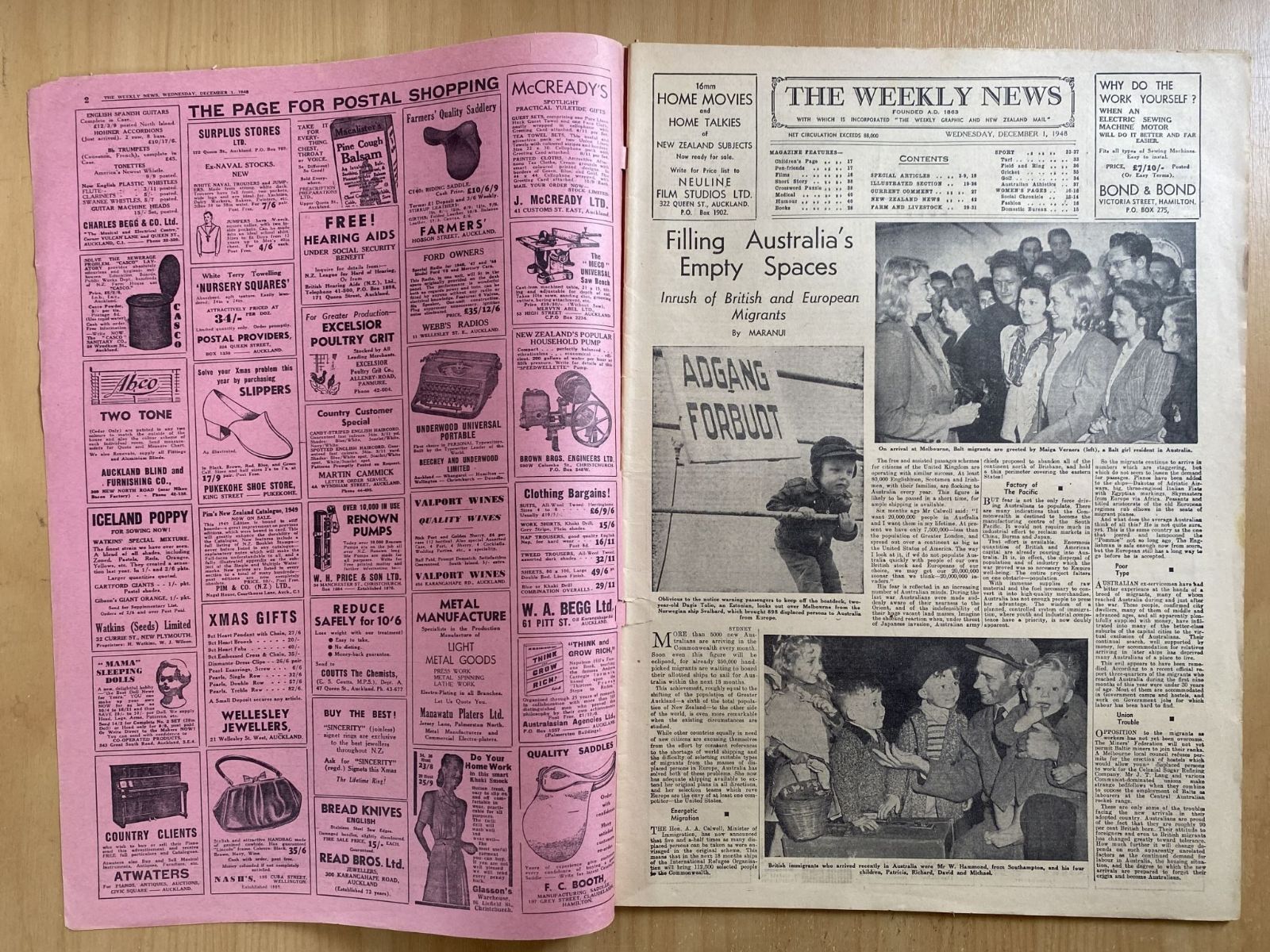 OLD NEWSPAPER: The Weekly News - No. 4436, 1 December 1948