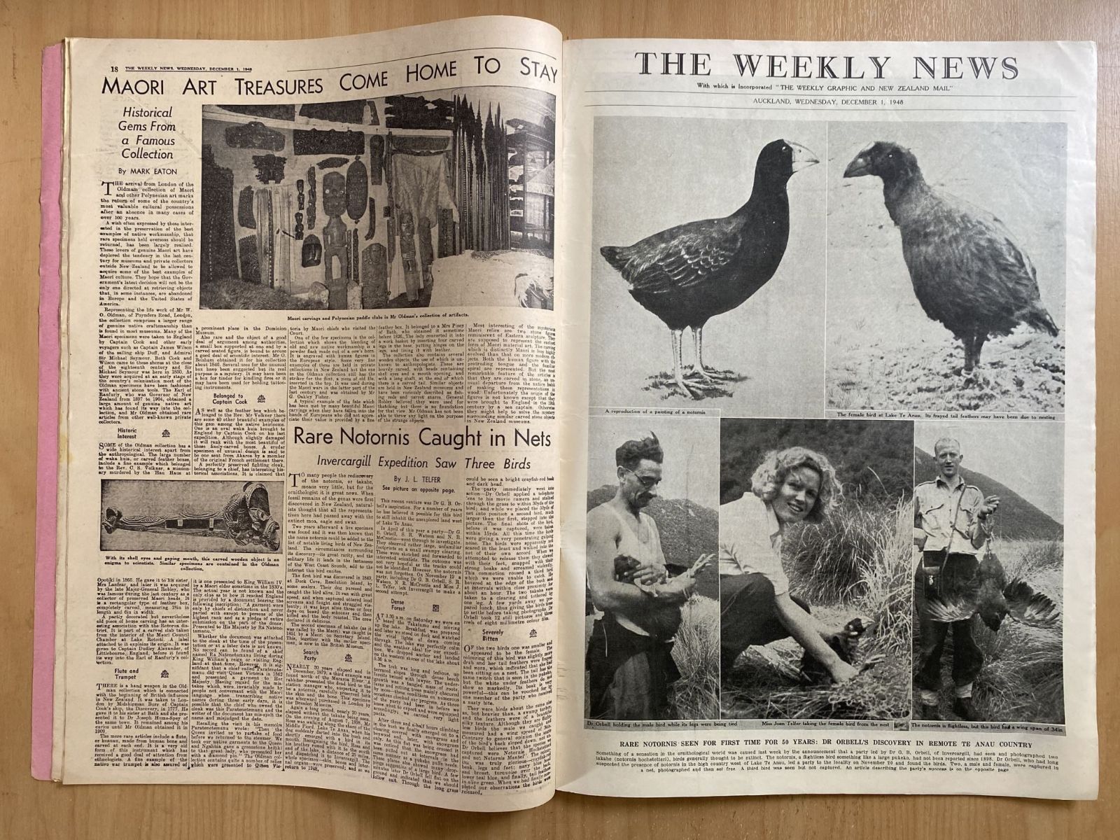 OLD NEWSPAPER: The Weekly News - No. 4436, 1 December 1948