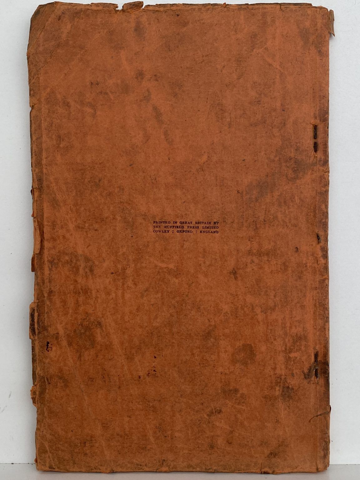 OPERATION MANUAL for the MORRIS EIGHT (SERIES II)