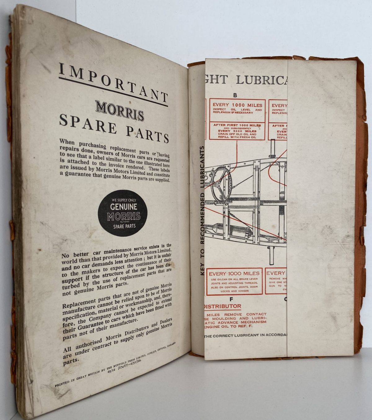 OPERATION MANUAL for the MORRIS EIGHT (SERIES II)