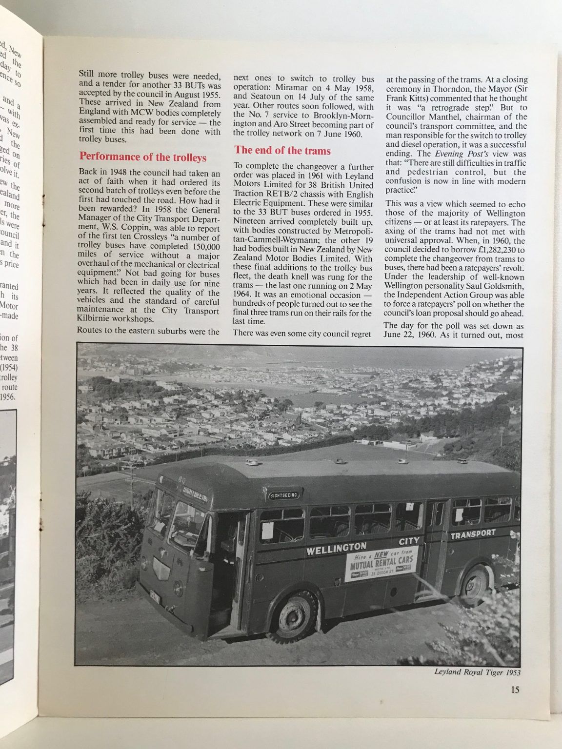BUSES THROUGH THE YEARS: Wellington City Transport